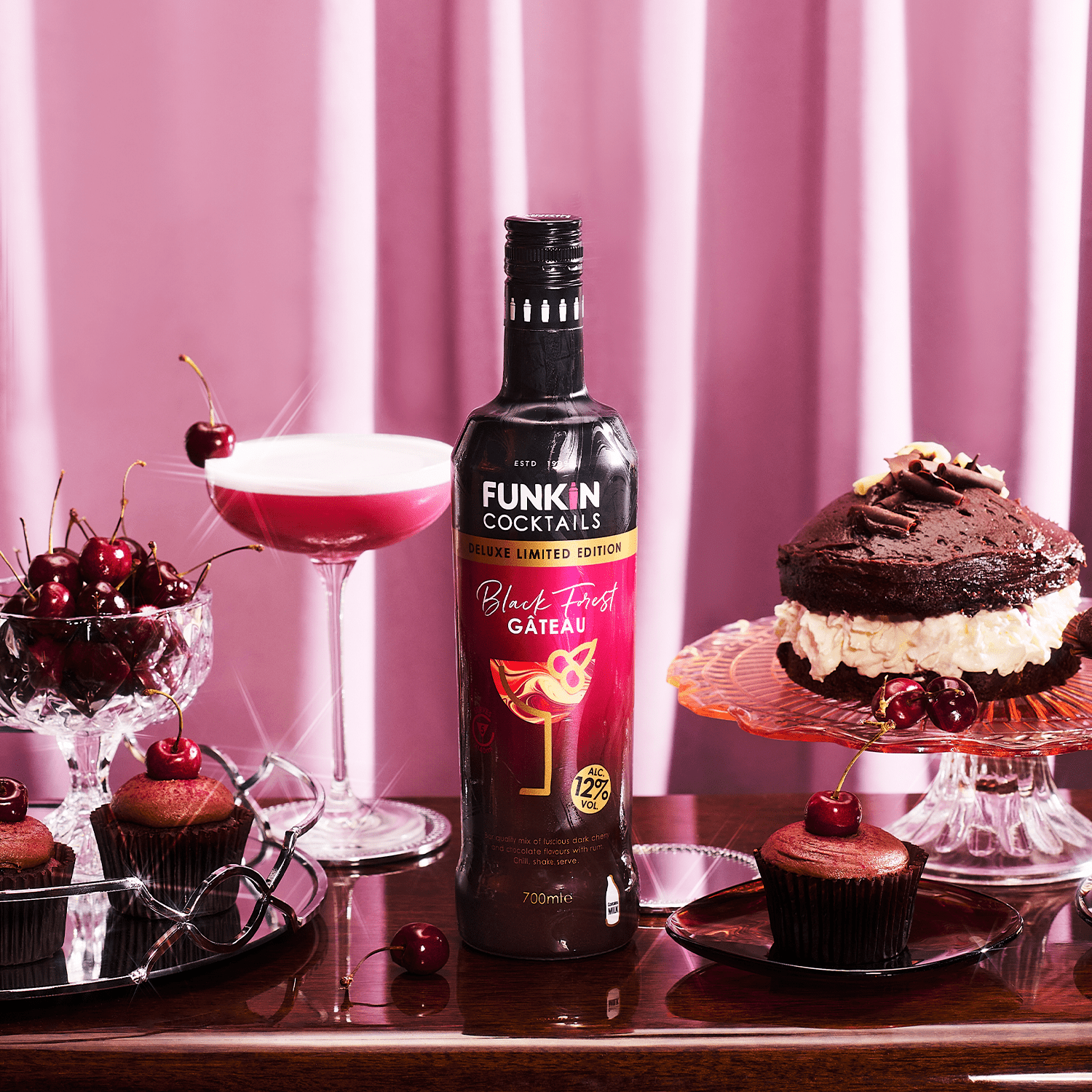 Deluxe Black Forest Gateau Cocktail | FUNKIN COCKTAILS