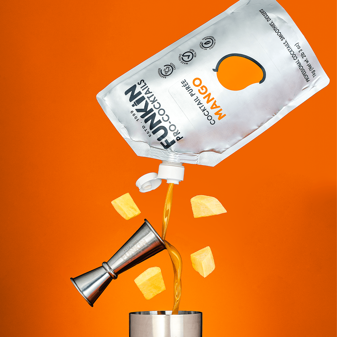 Mango Cocktail Purée 1Kg Fruit Cocktails | FUNKIN COCKTAILS