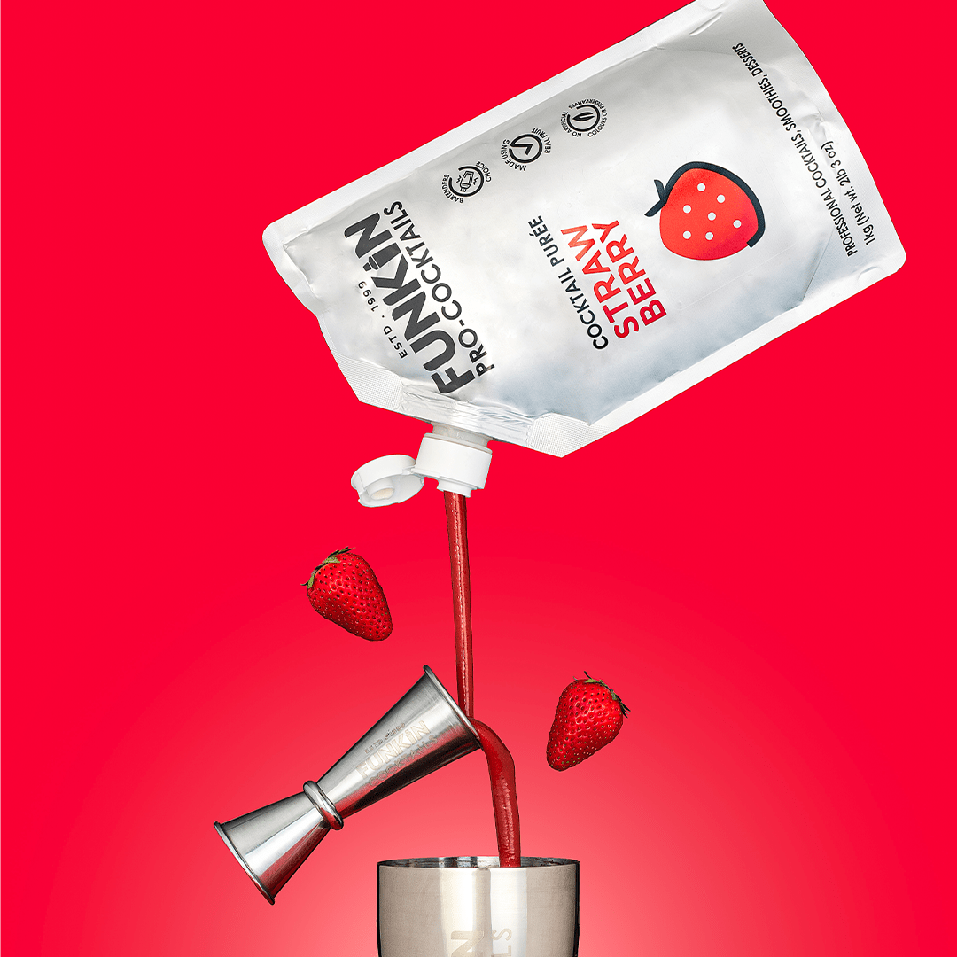 Strawberry Puree for Drinks | Cocktail Ingredients | FUNKIN COCKTAILS ...